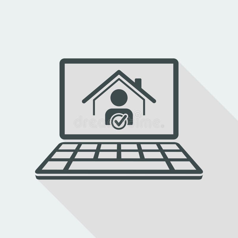 Check House Logo Design . Check Home Logo Vector Icon . Check Real ...