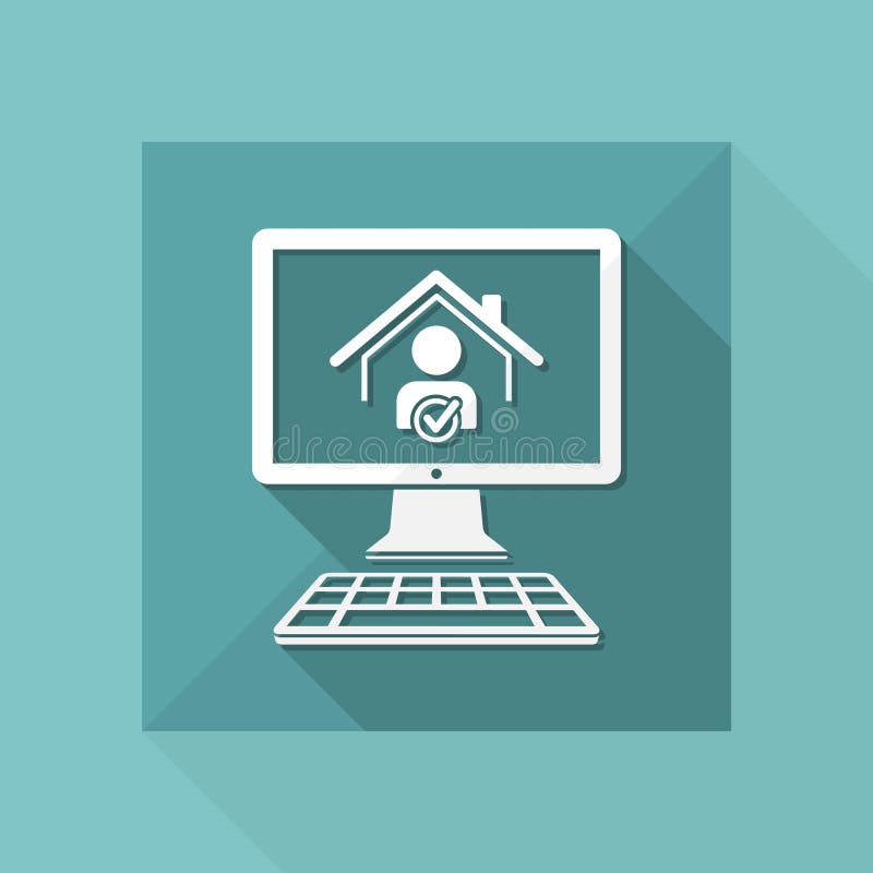 Check House Logo Design . Check Home Logo Vector Icon . Check Real ...