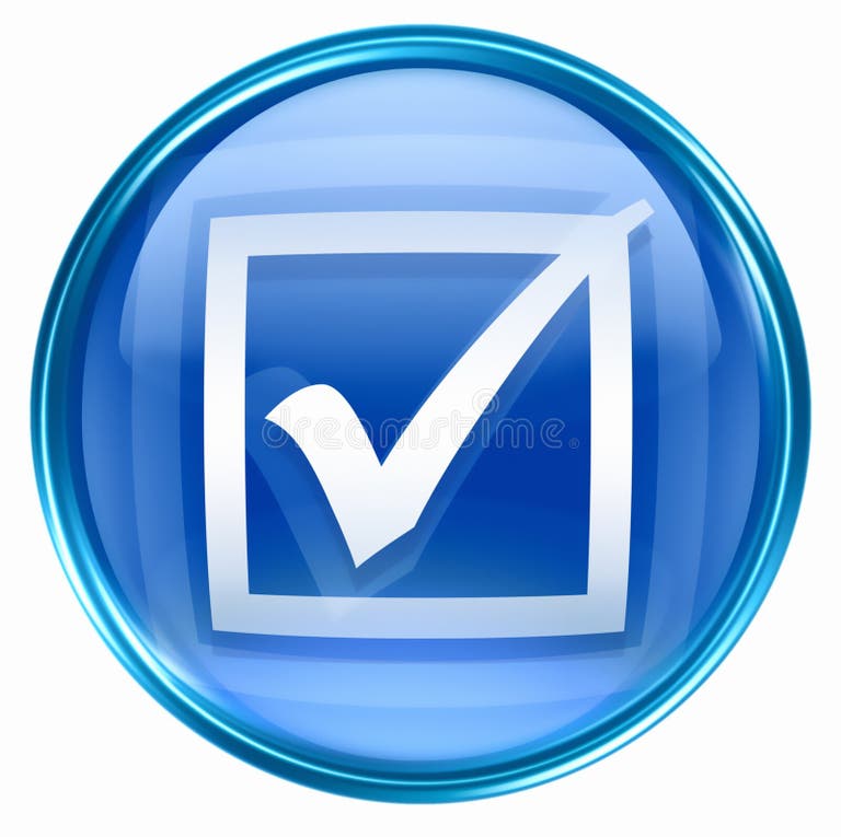 Blue Circle Checkmark Icon Stock Illustrations – 3,160 Blue Circle ...