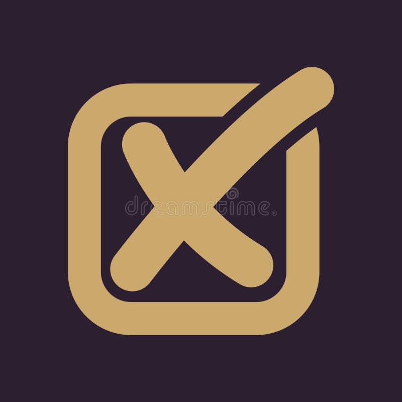 The Check Icon. Checkmark and Checkbox, No, Voting Symbol Stock Vector ...