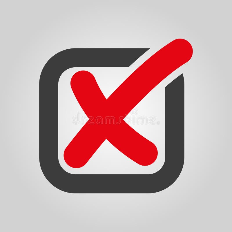 The Check Icon. Checkmark and Checkbox, No, Voting Symbol Stock Vector ...