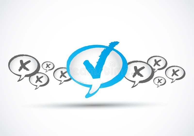 Check icon concept stock vector. Illustration of balloon - 36479134