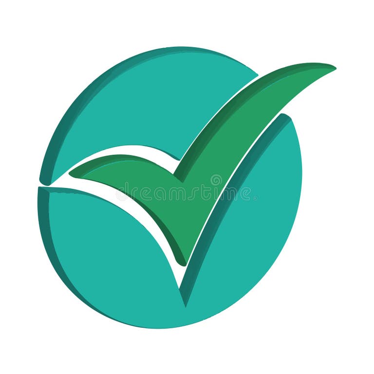 Check icon design template stock vector. Illustration of confirm ...