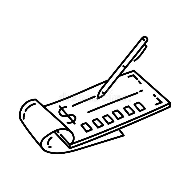 Check Icon. Doodle Hand Drawn or Outline Icon Style Stock Vector ...