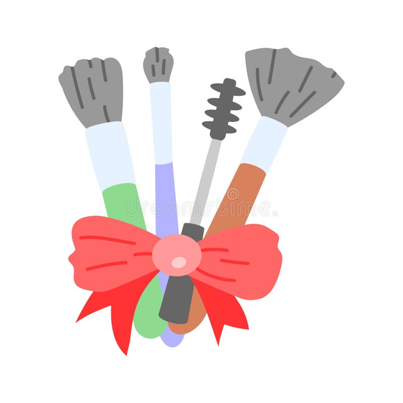 Check this Icon of Makeup Brushes in Modern Design Stock Vector ...