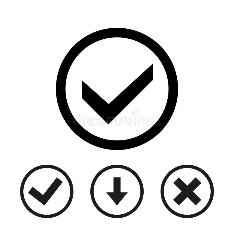 Check Icon Stock Vector Illustration Flat Design Stock Vector ...