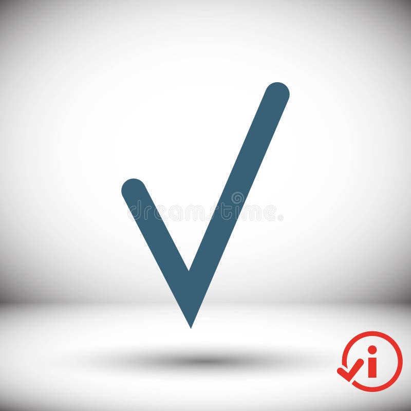 Check Icon Stock Vector Illustration Flat Design Stock Vector ...