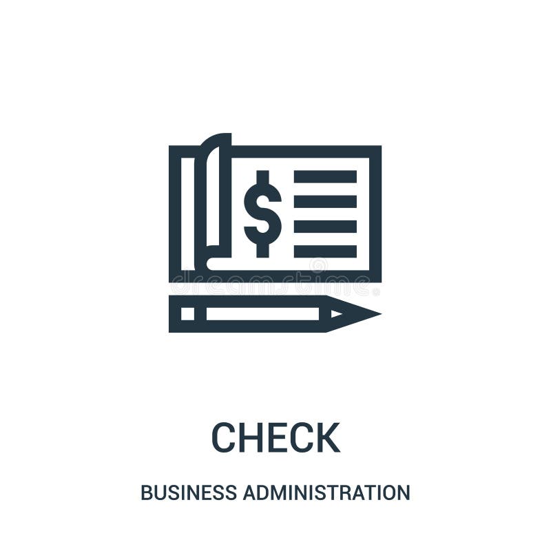 Check Out Icon Vector from Hotel Collection. Thin Line Check Out ...