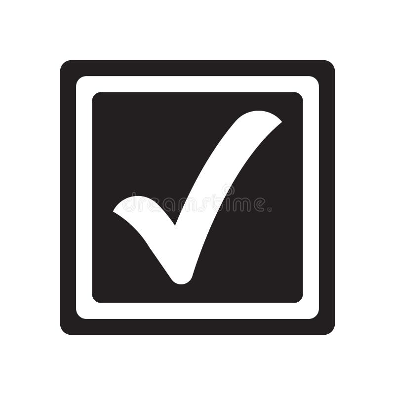Check Mark Icon Vector Sign and Symbol Isolated on White Background ...