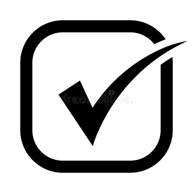 Check Icon Vector. Check Mark Icon. Check List Button Icon Stock Vector ...