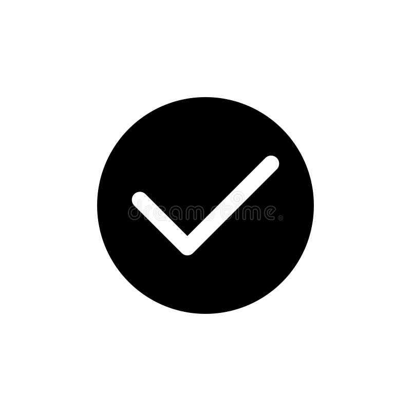 Check Icon . Check Mark Icon. Check List Button Icon Stock Vector ...