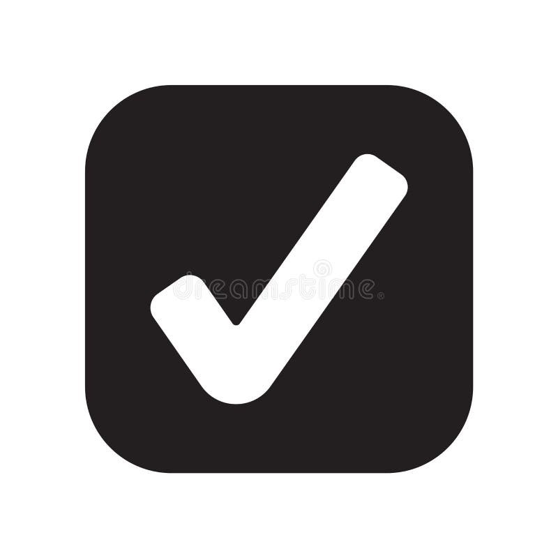 Check Icon Vector Sign and Symbol Isolated on White Background, Check ...
