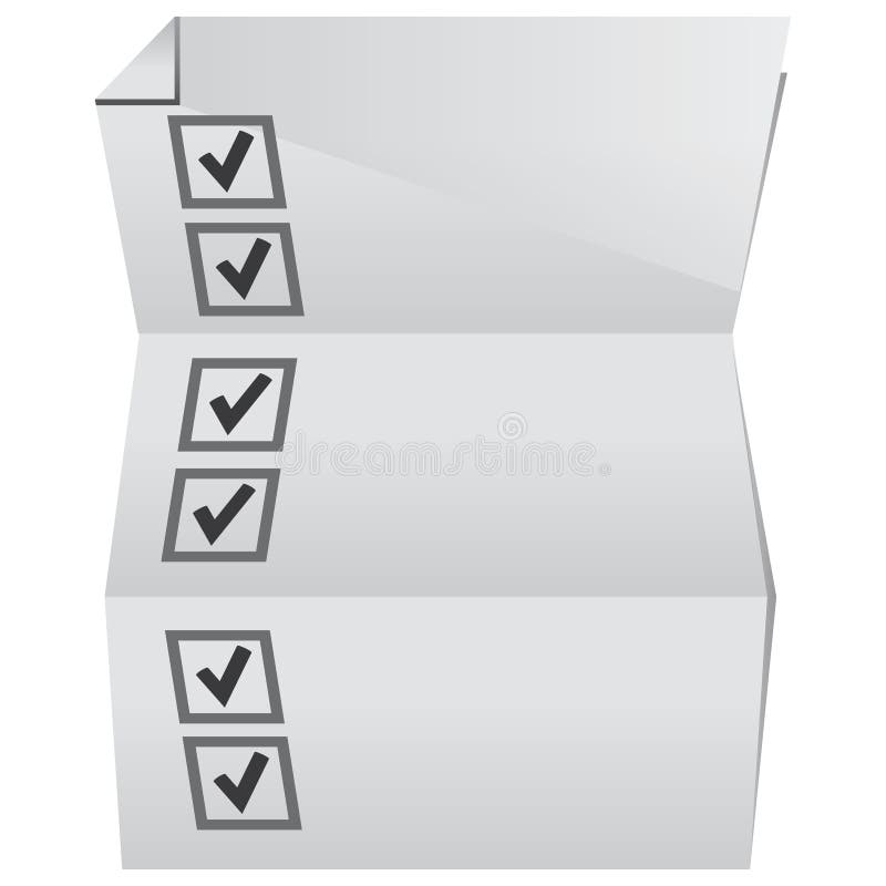 Check list stock illustration. Illustration of blank - 50186081