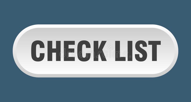 Check list button stock vector. Illustration of website - 158484107