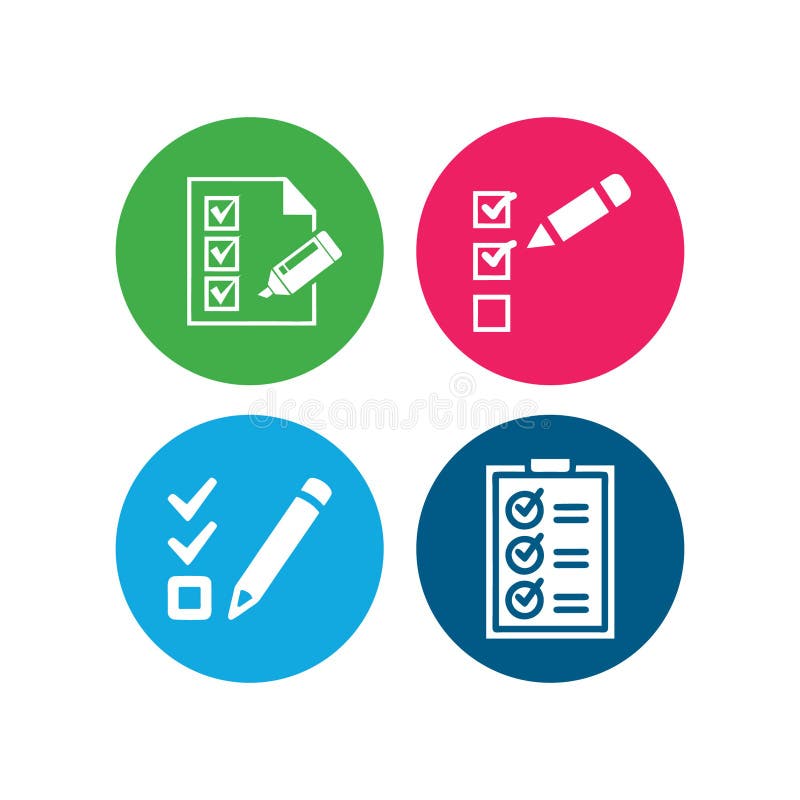 Check List, Check Mark, Check Item, Check Mark Icon Vector Logo ...