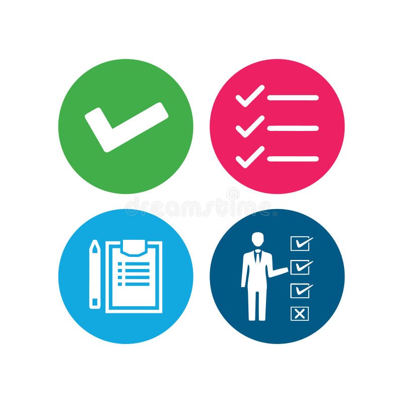 Check List, Check Mark, Check Item, Check Mark Icon Vector Logo ...