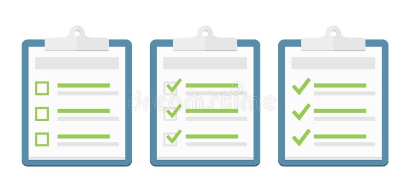 Check List stock vector. Illustration of list, board - 310287423