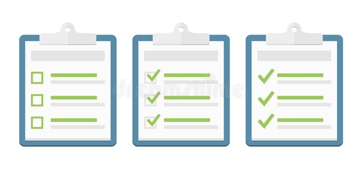 Check List Boxes Stock Illustrations – 1,896 Check List Boxes Stock ...