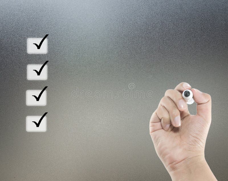Check list concept stock image. Image of human, checklist - 52722321