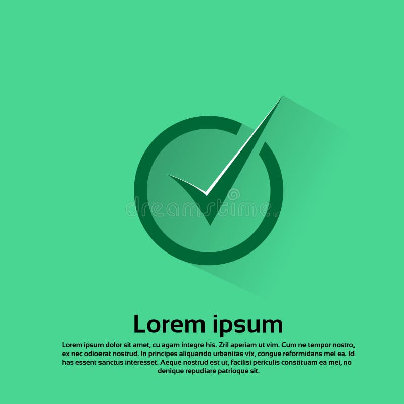 Check List Icon Tick Mark Button Stock Vector - Illustration of ...