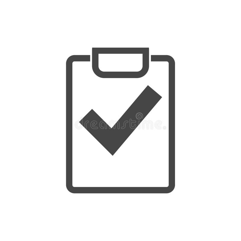 To Do List, Check List Document on Laptop Icon, Computer with Paper ...