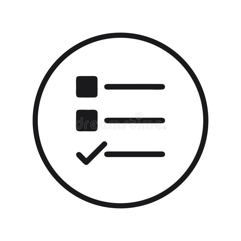 Check List, Check Mark, Check Item, Check Mark Icon Vector Logo ...