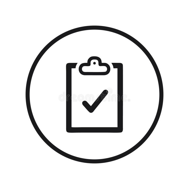 Check List, Check Mark, Check Item, Check Mark Icon Vector Logo ...