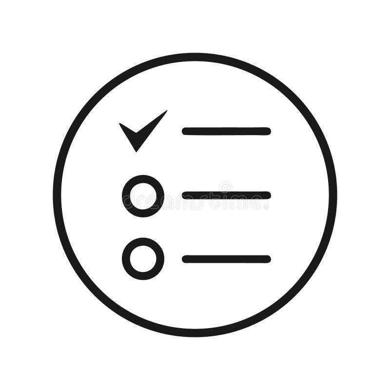 Check List, Check Mark, Check Item, Check Mark Icon Vector Logo ...