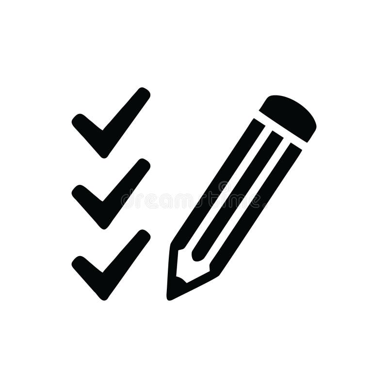 Check List, Check Mark, Check Item, Check Mark Icon Vector Logo ...