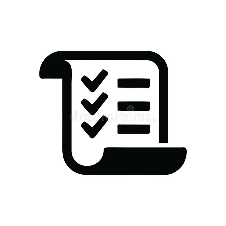 Check List, Check Mark, Check Item, Check Mark Icon Vector Logo ...