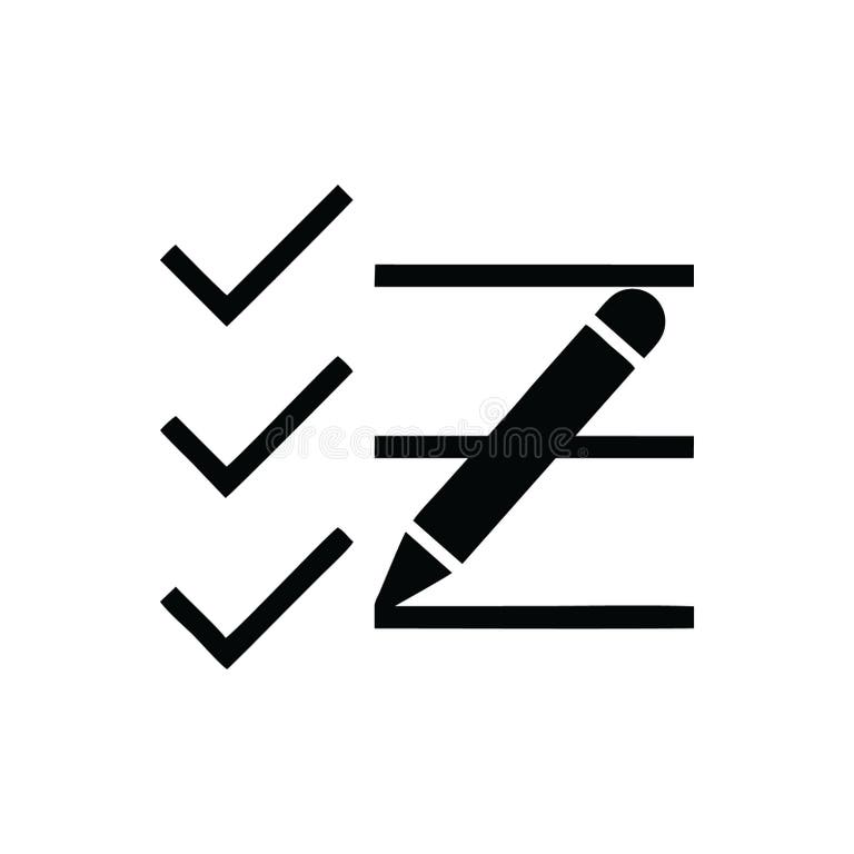 Check List, Check Mark, Check Item, Check Mark Icon Vector Logo ...