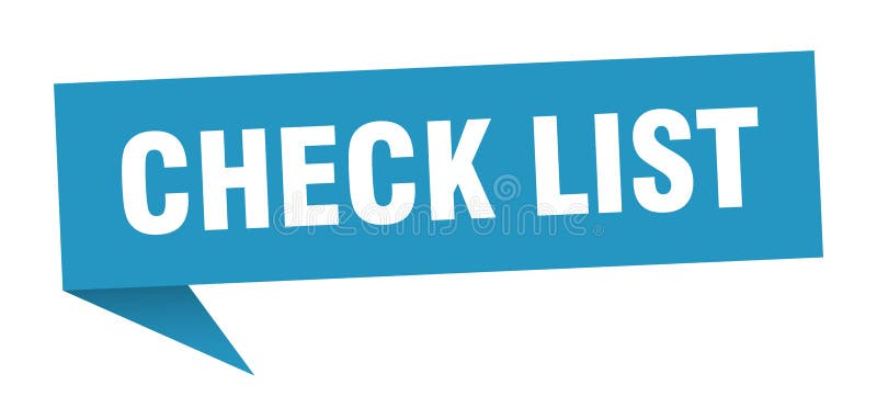Check list speech bubble. stock vector. Illustration of isolated ... Check list speech bubble. stock vector. Illustration of isolated ...