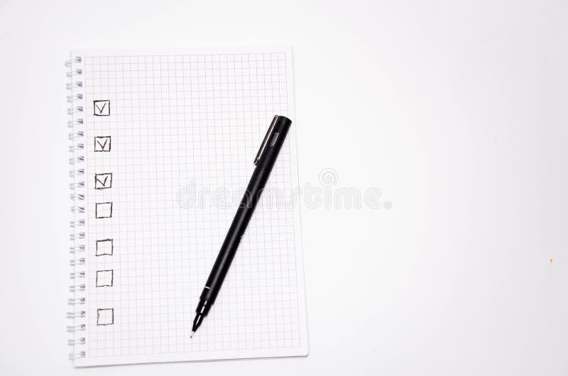 490 Notebook Tick Background Stock Photos - Free & Royalty-Free Stock ...