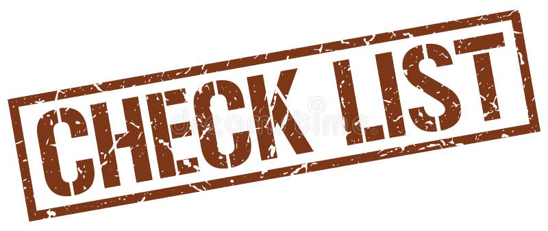 Check list stamp stock vector. Illustration of sign - 122098971