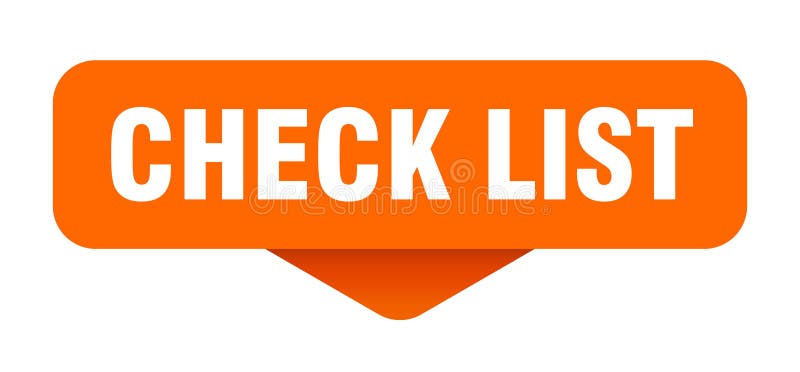 Check List Stamp. Check List Rectangular Stamp on White Background ...