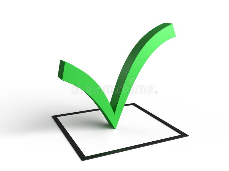 Got it Done Check Mark Box Finished Task Job Complete Stock ...