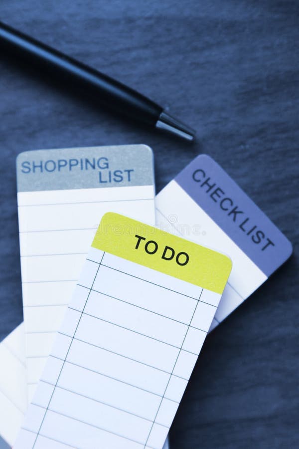 Checklist, to do list stock image. Image of list, remind - 35618075