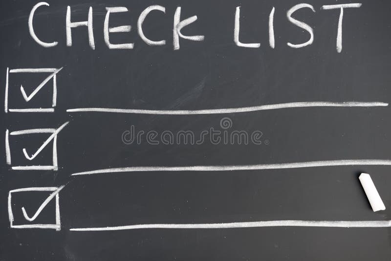Check list stock image. Image of message, reminder, concept - 39757397