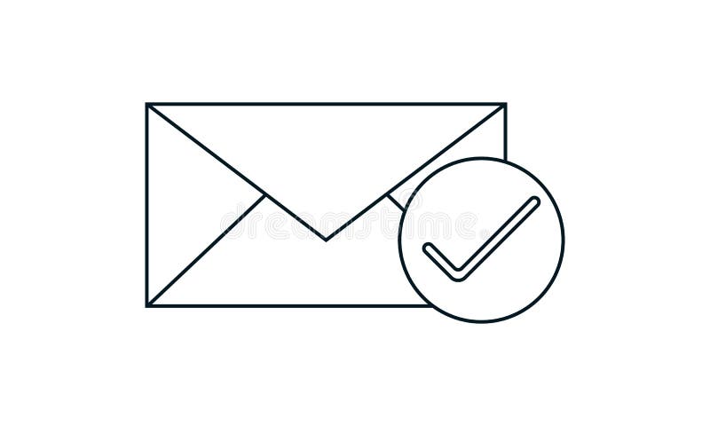 Check Mail Logo Icon Design Stock Vector - Illustration of icon ...