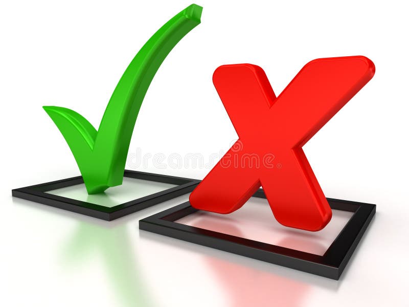 Check symbols. stock vector. Illustration of color, clip - 40948315