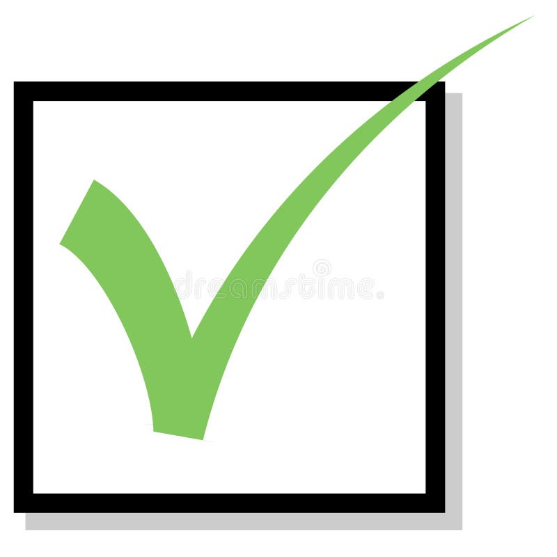 Grunge check mark stock vector. Illustration of choice - 23610581