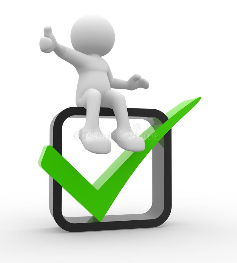 Check mark stock illustration. Illustration of approval - 26152345