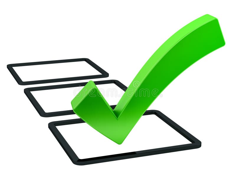 Got it Done Check Mark Box Finished Task Job Complete Stock ...