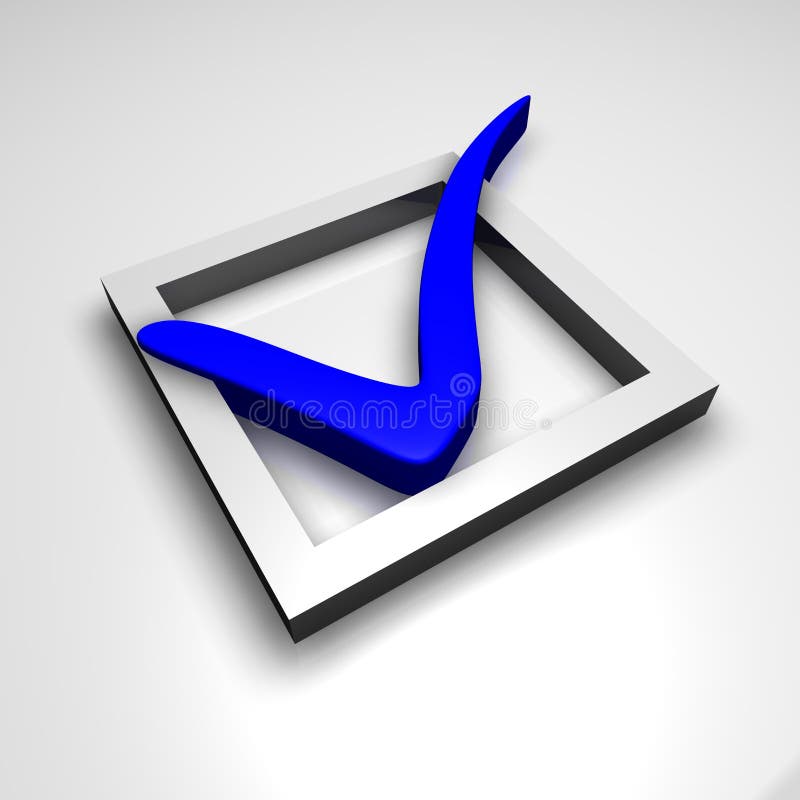 Check in box stock vector. Illustration of problems, point - 4626112