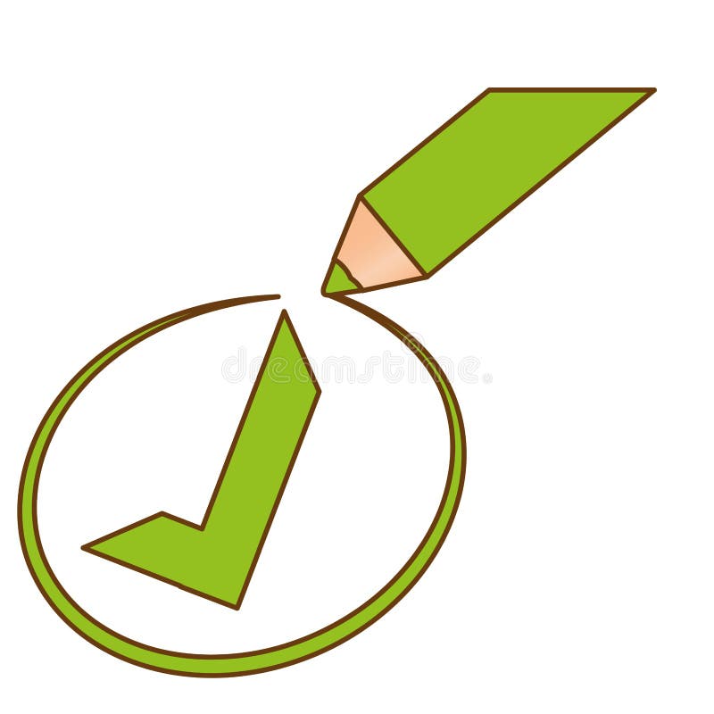 Check Mark Accept Icon Image Stock Vector - Illustration of design ...