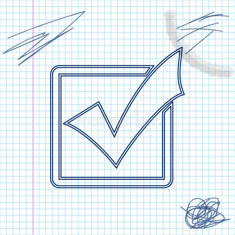 Check Mark Outline Icon Stock Illustrations – 32,525 Check Mark Outline ...
