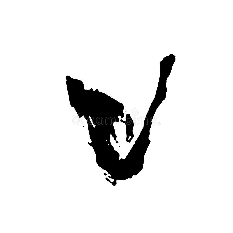 Check Mark. Brush Dry Icon. Vector Illustration. Stock Vector ...