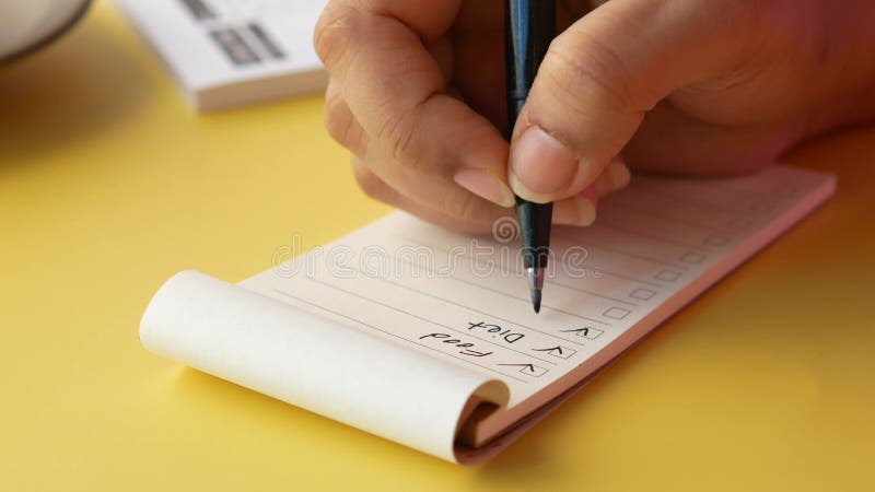 Check Mark on a Check Box on a Paper Stock Footage - Video of choose ...