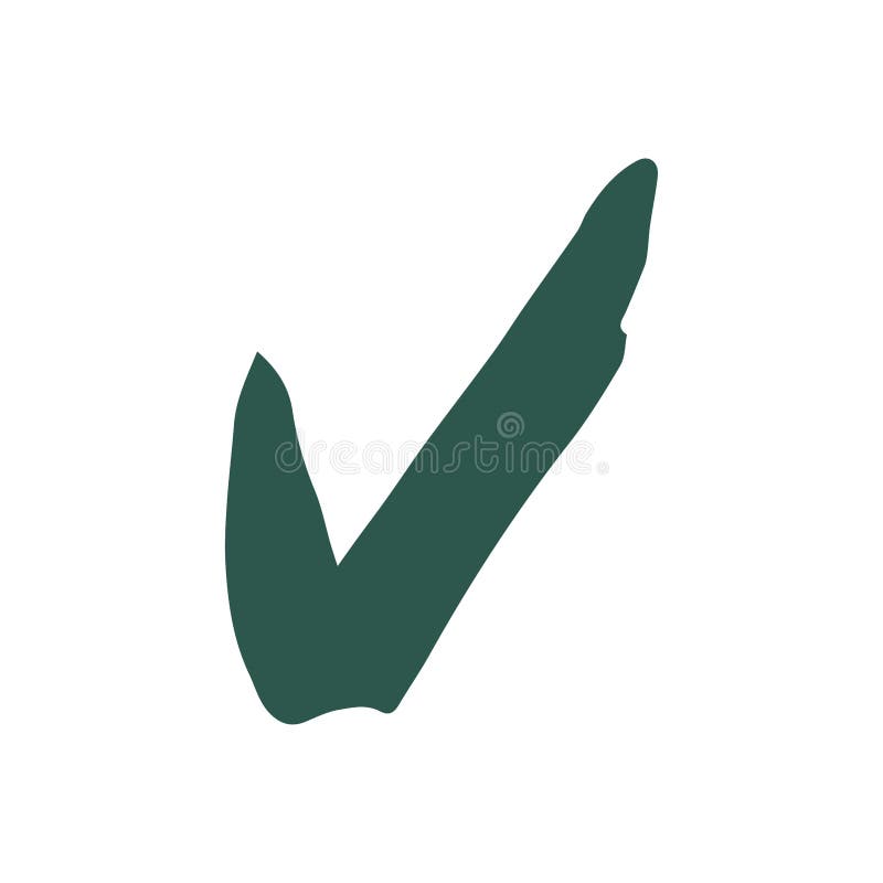 Check Mark Choose Vote Approved Correct Ok Tick Stock Vector ...