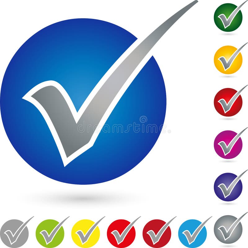 Yellow Circle With Check Mark Logo